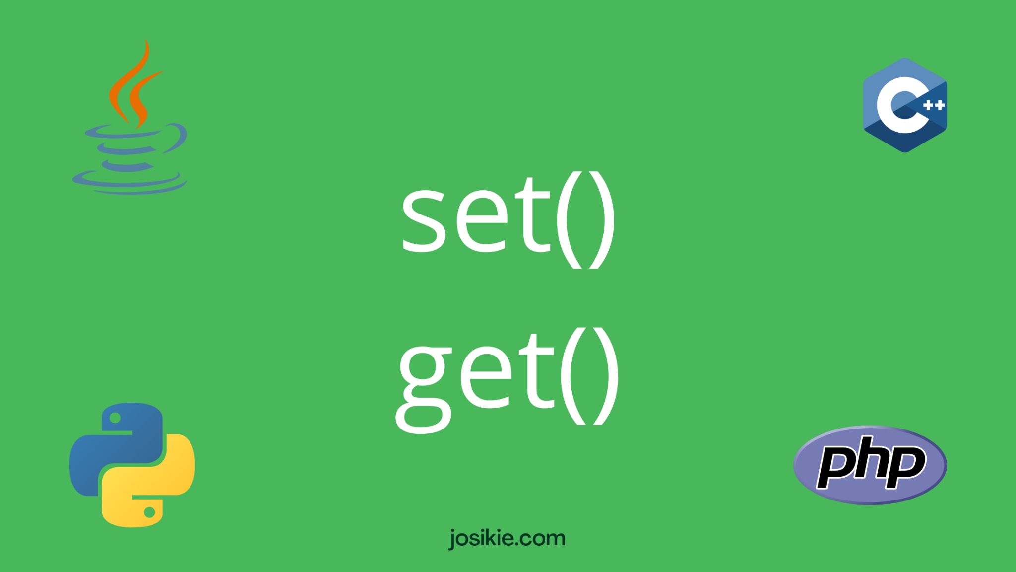 Setter dan Getter Pada Pemrograman Berorientasi Objek - Josi Kie