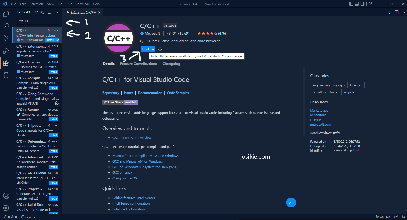 Mempersiapkan Windows Untuk C++ - Josi Kie
